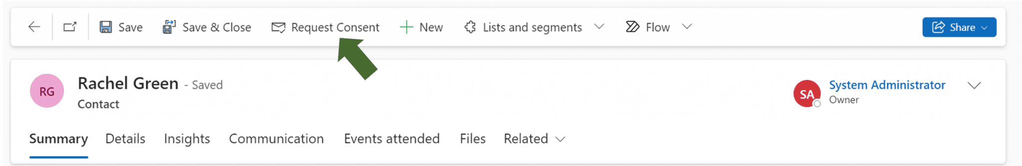 Custom button in Dynamics 365: Trigger journeys with one click - The ...